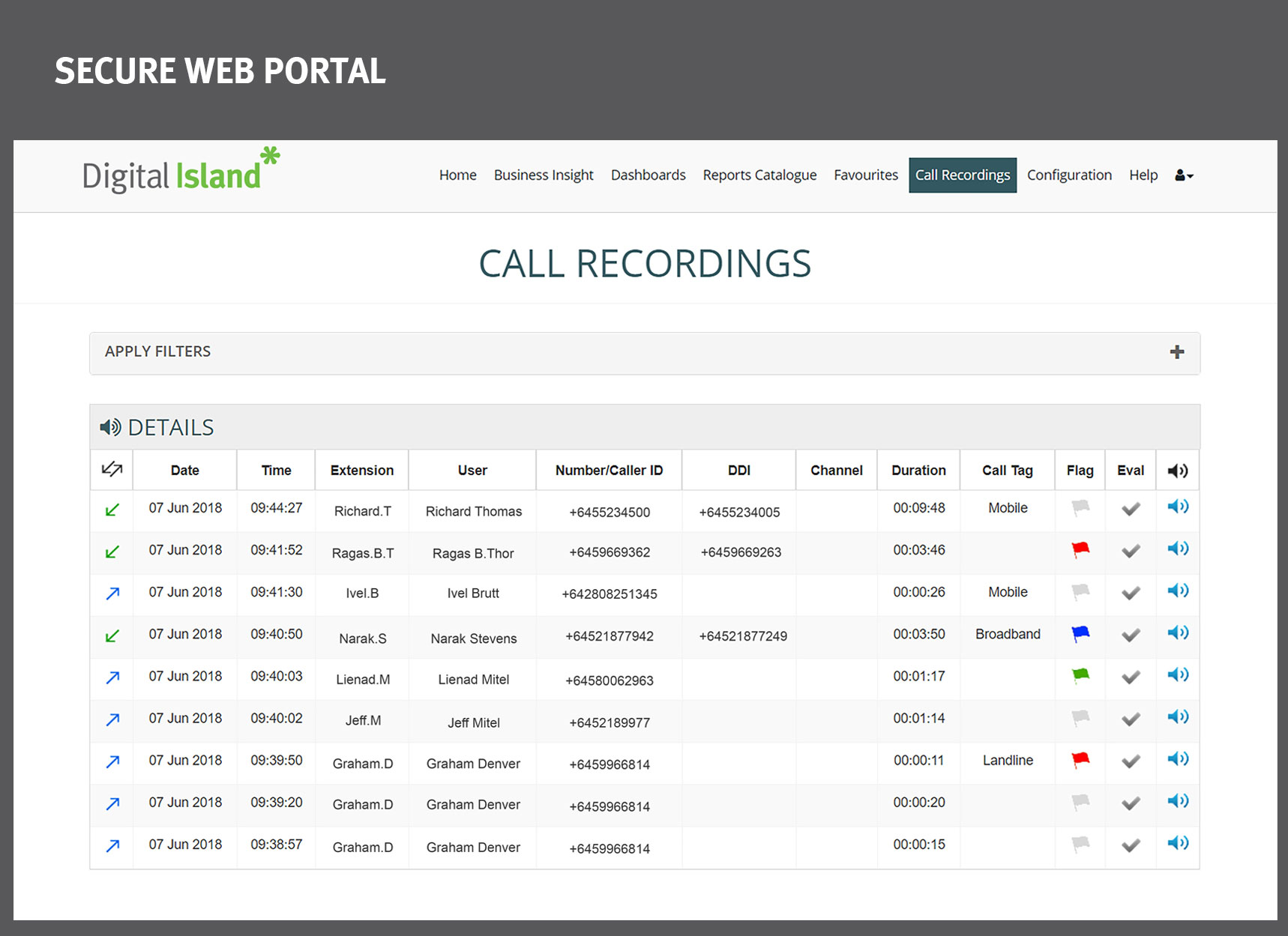 Telepo Call Recording - Digital Island